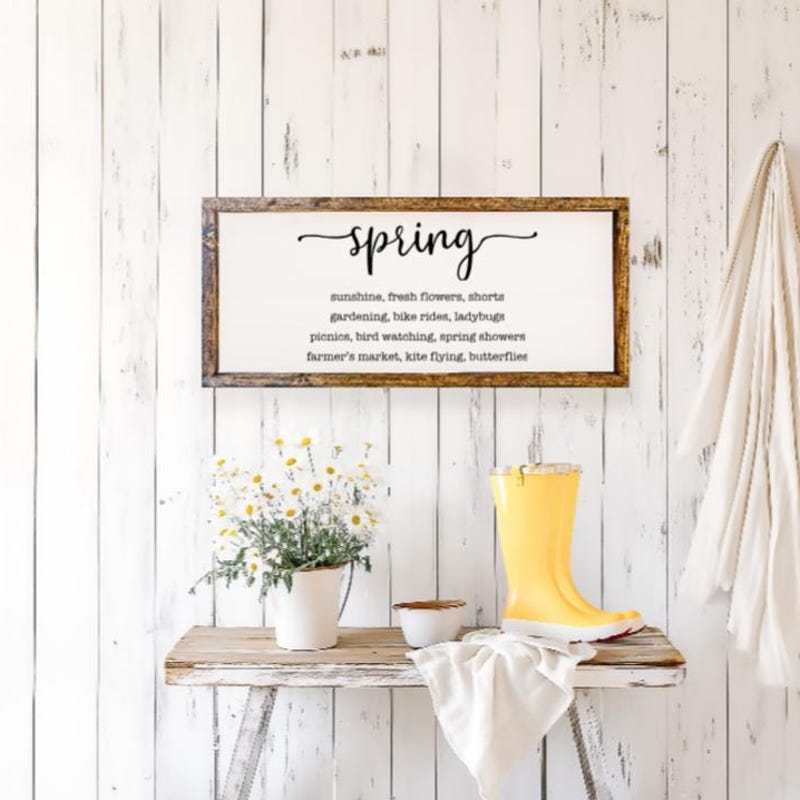 Spring Signs - Etsy