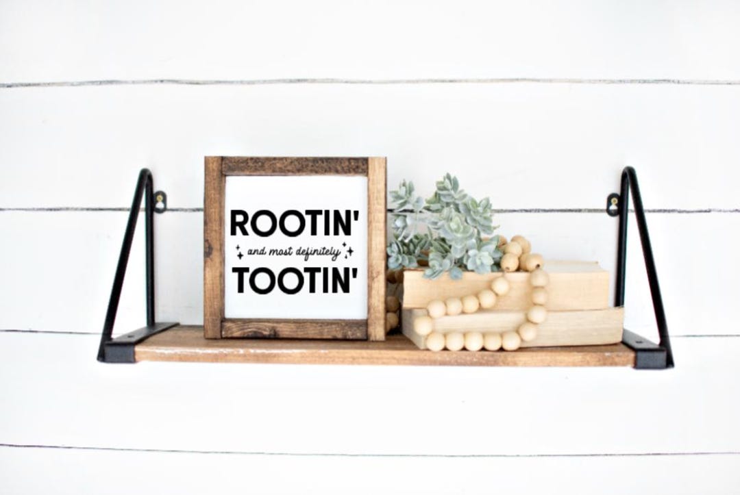 Rootin and Most Definitely Tootin, Cowboy, Western Decor, Western Sign ...