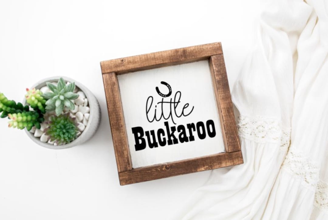 Little Buckaroo, Boys Bedroom, Nursery, Nursery Sign, Nursery Decor ...