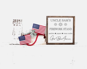 Firework Stand Sign - Etsy