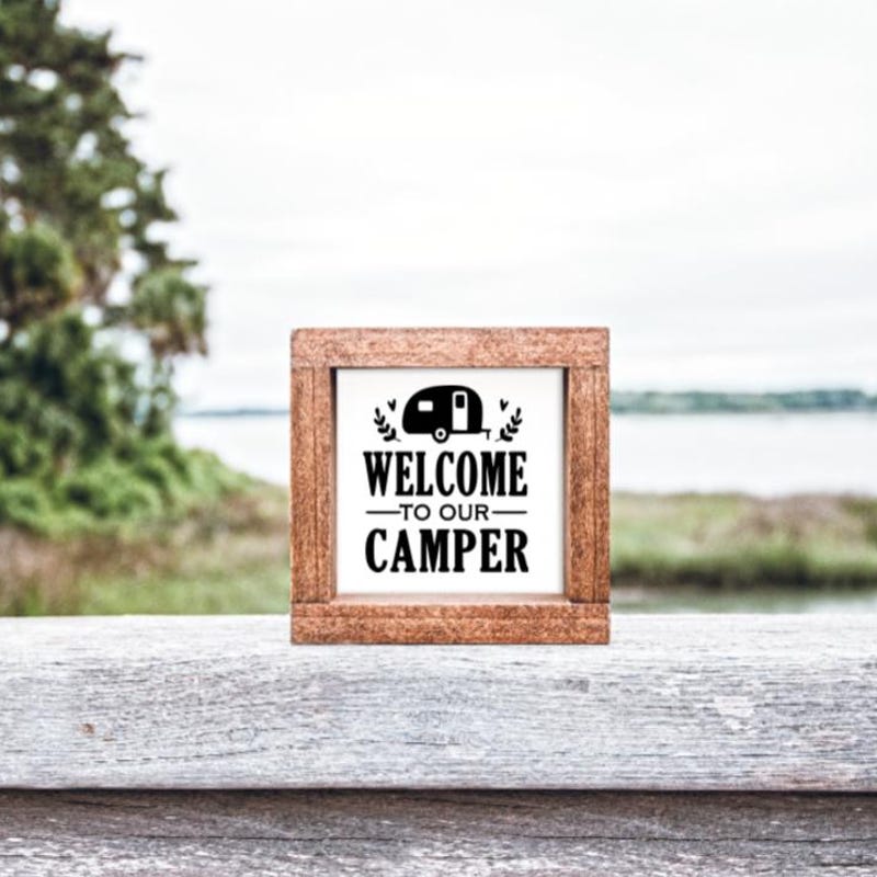 Welcome Camper Sign - Etsy