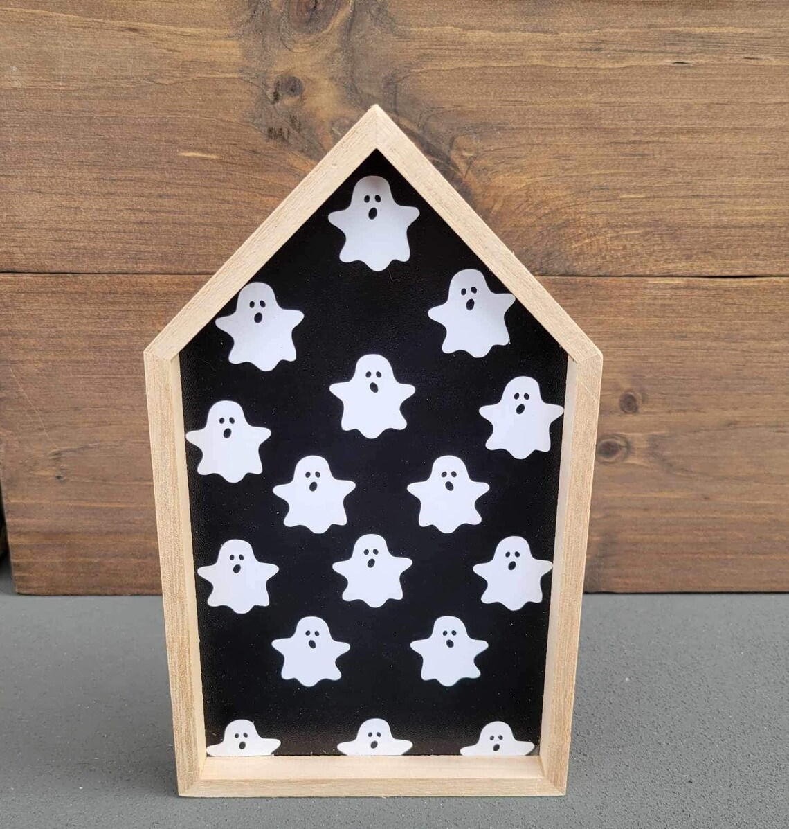 Ghost Sign, Ghost Decor, Halloween Sign, Halloween Decor, Halloween ...