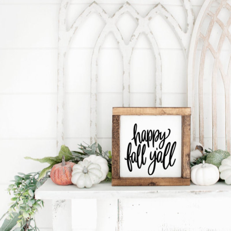 Happy Fall Sign - Etsy
