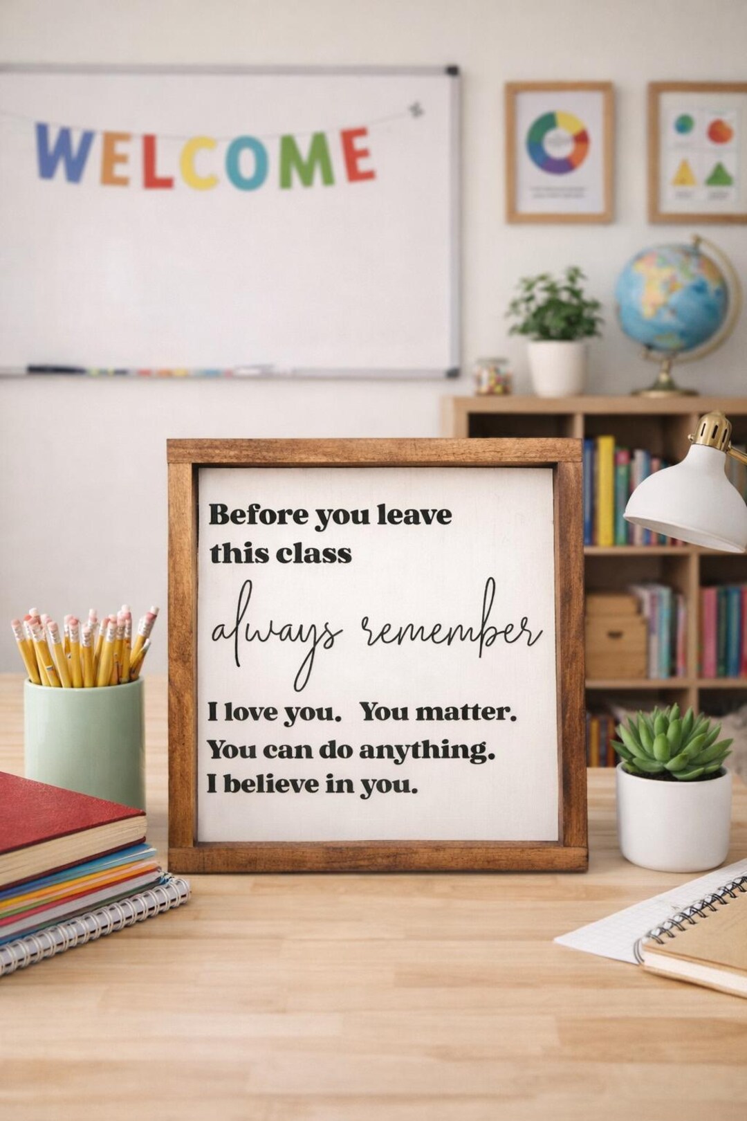 Classroom Sign, Classroom Decor, Motivational Classroom Sign, Teacher ...