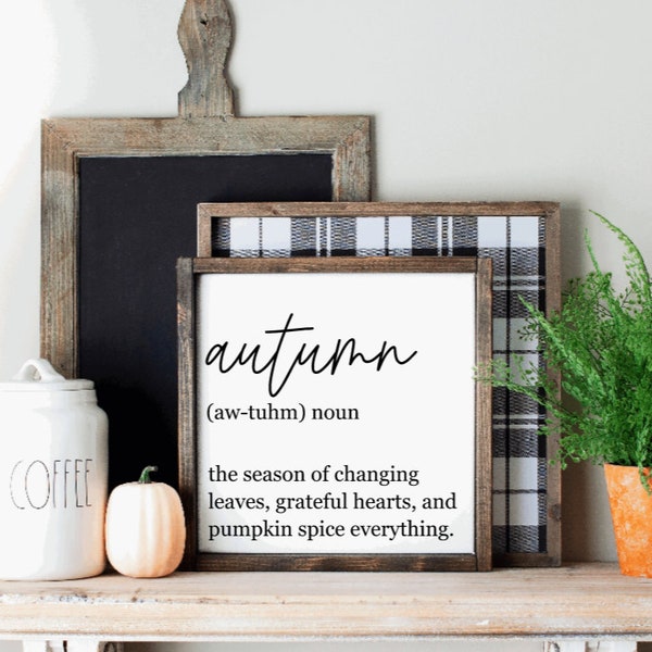 Autumn Sign - Etsy
