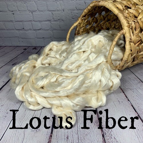 4 Ozs Lotus Fiber Cellulose Combed Top Roving Spinning - Etsy