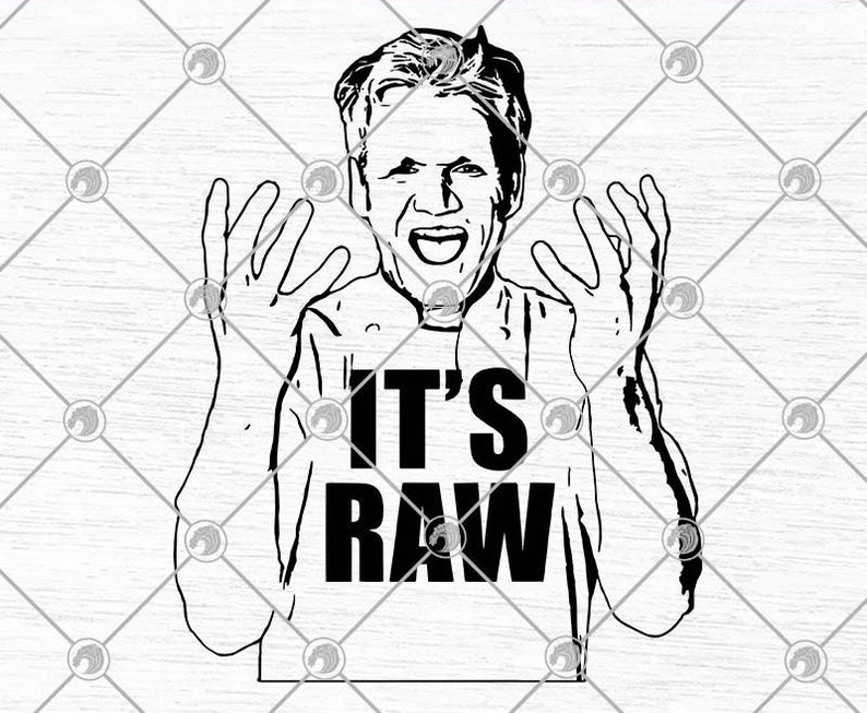 Gordon Ramsay es raw SVG PNG EPS DXF Cricut File Silhouette | Etsy Gordon Ramsay es raw SVG PNG EPS DXF Cricut File Silhouette | Etsy