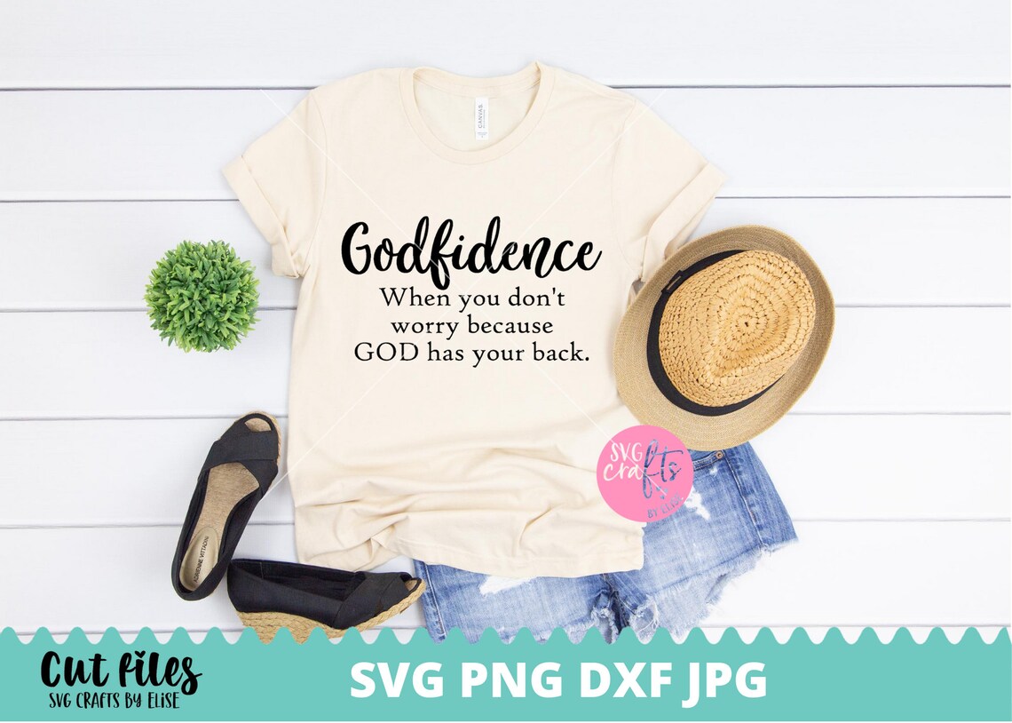 Godfidence Svg Christian Svg Be Still and Know Svg Faith | Etsy