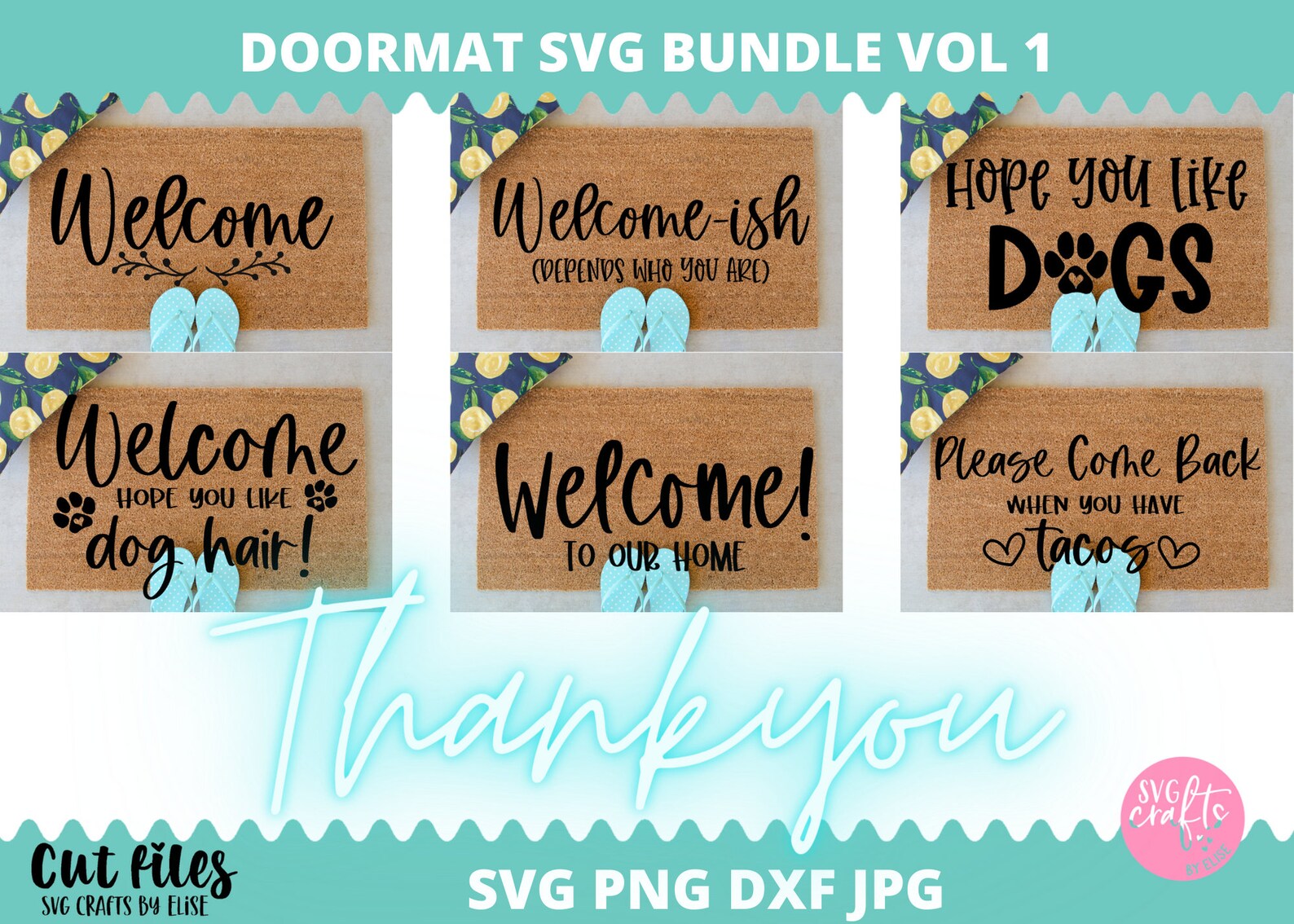 Funny Doormat Bundle Svg Doormat SVG Bundle Instant Download - Etsy