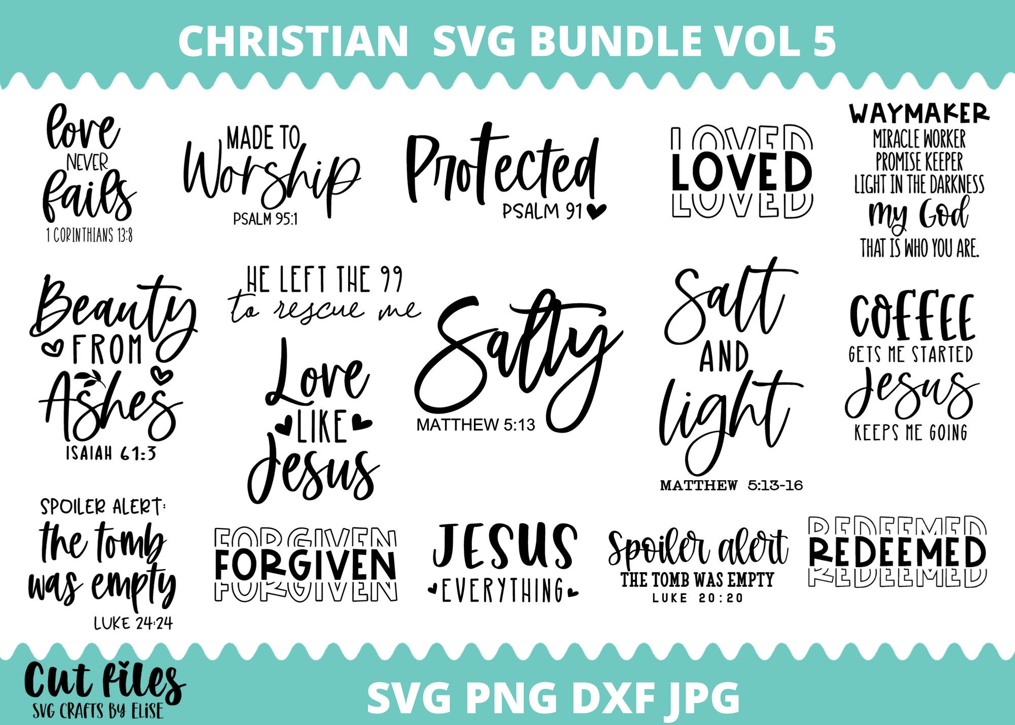 Loved SVG Bible Verse Svg Scripture Svg Dxf Png Instant - Etsy
