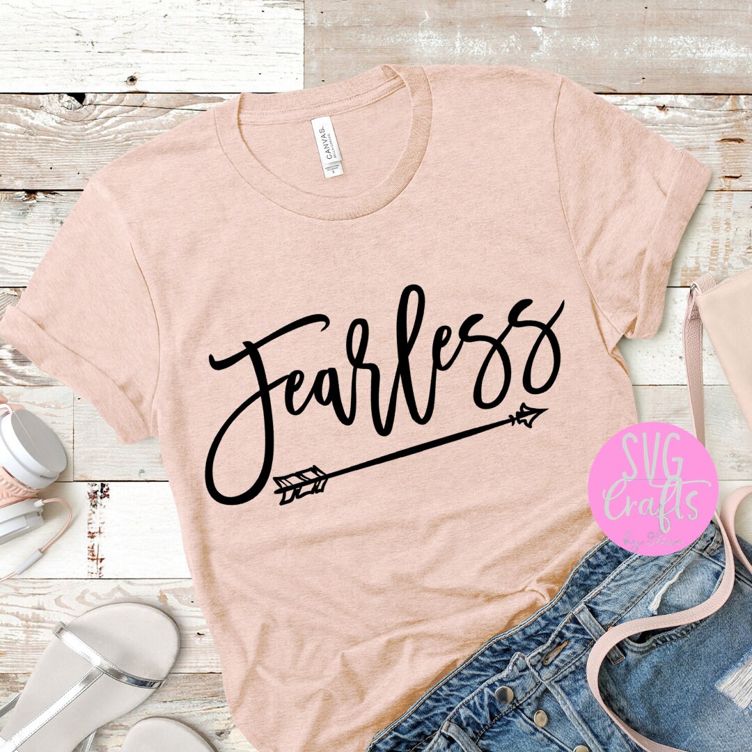 Fearless Svg, Fear Not Svg, Scripture SVG, Faith Svg, Dxf and Png ...