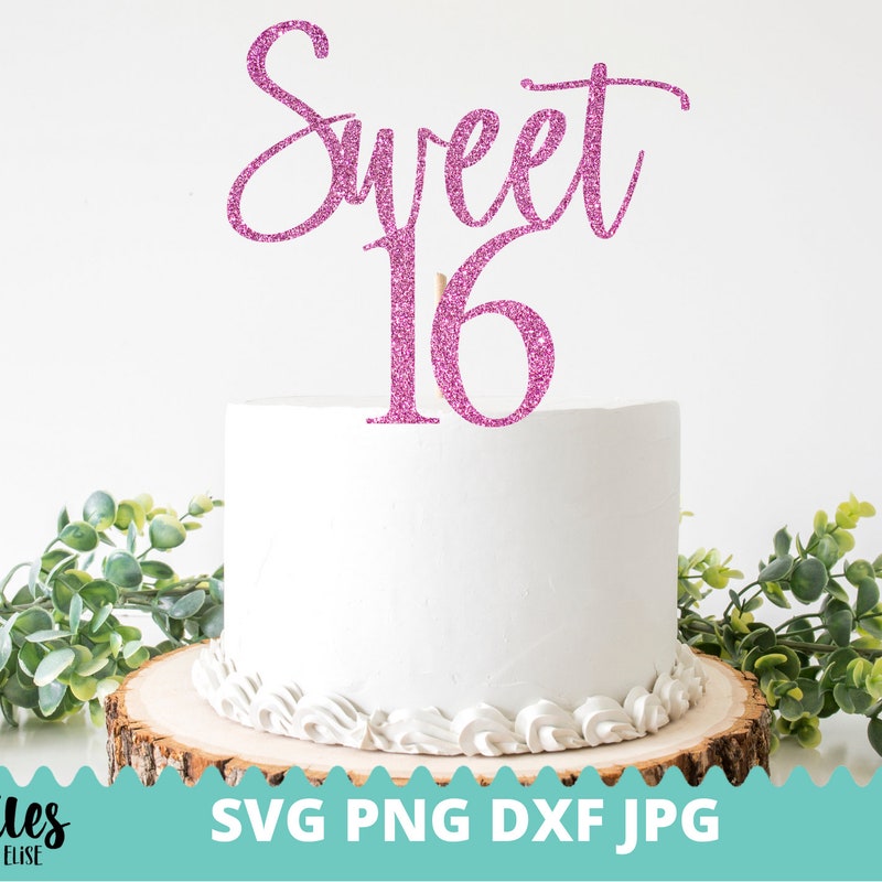 Sweet 16 Svg - Etsy