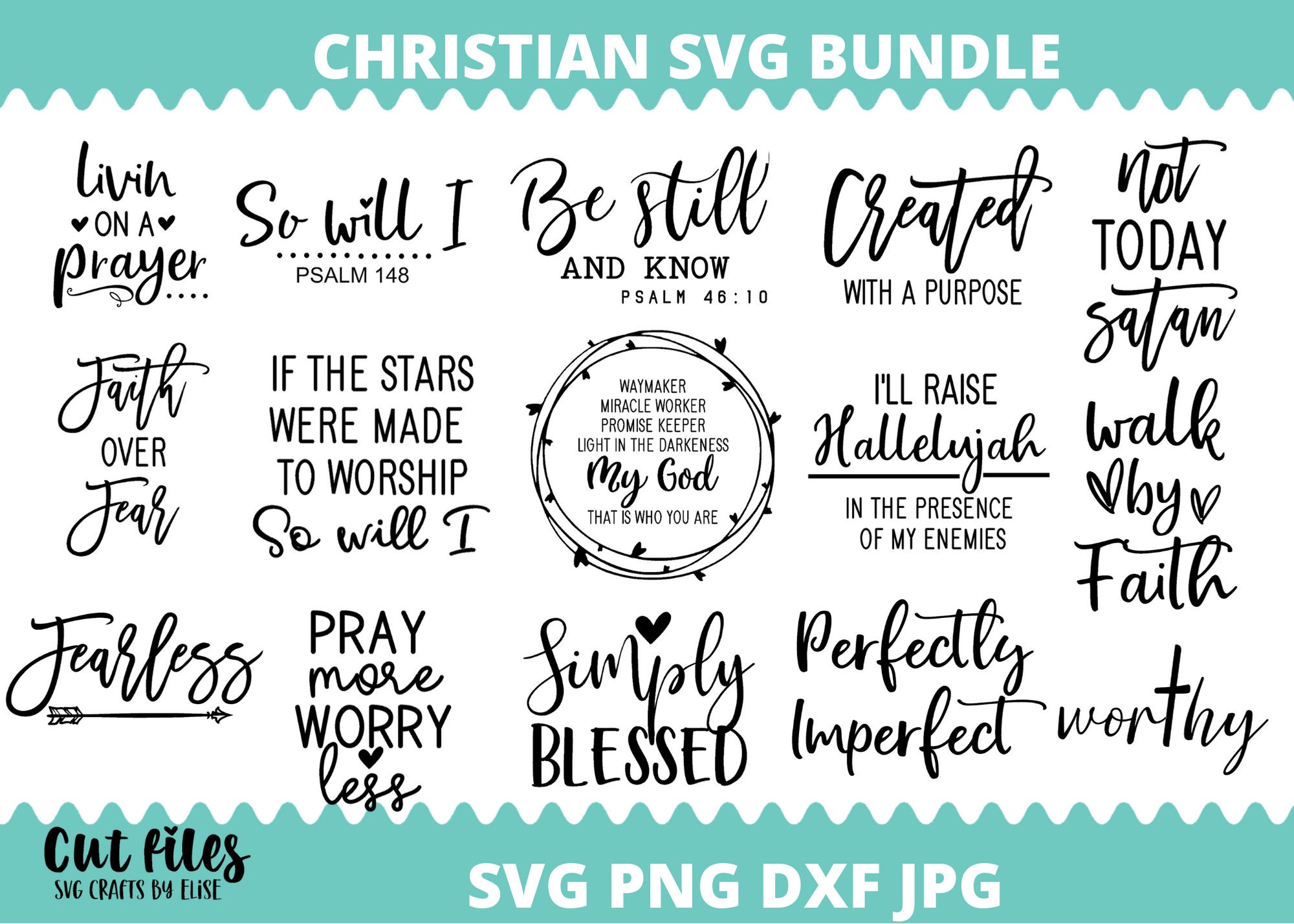 Orar más preocupación Menos svg Orar grande svg Oración SVG | Etsy