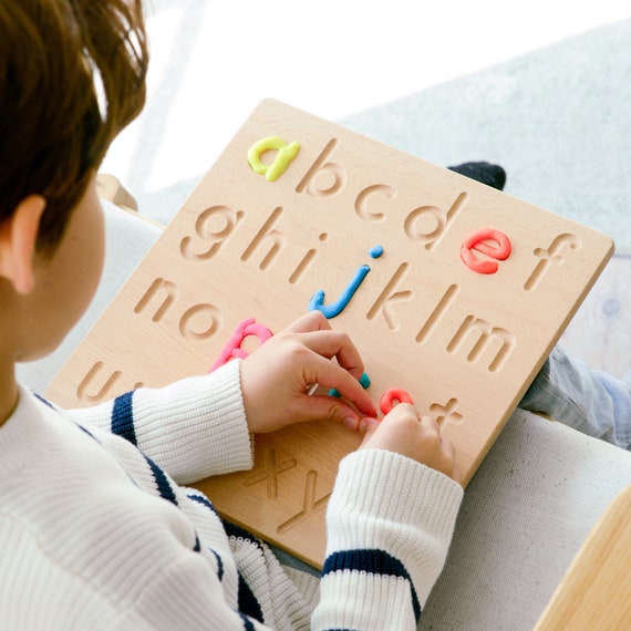 Learning & School Toys Prewriting Development Wooden Tracing Board ...