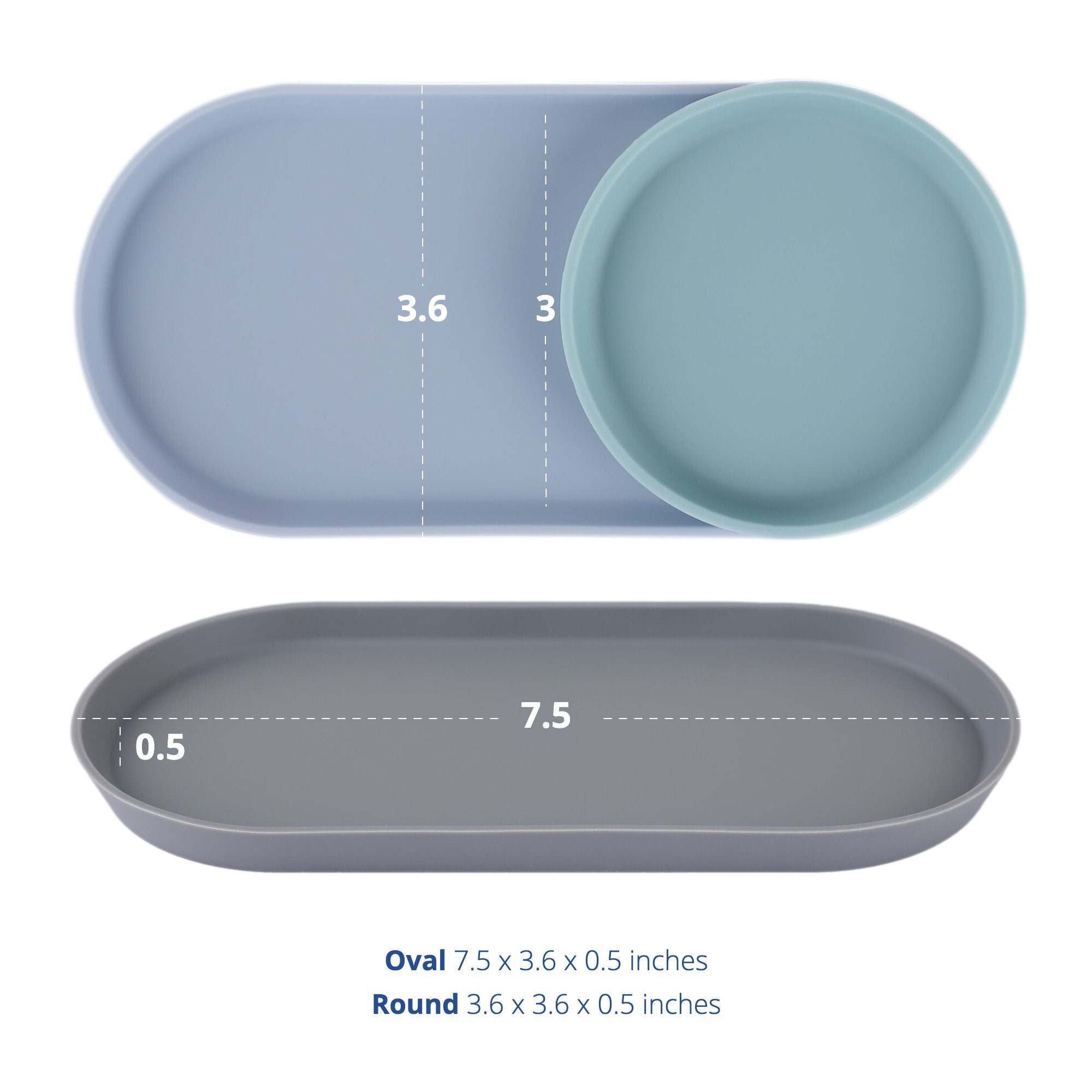BLUE GINKGO Mini Silicone Trays Set of 6 Multipurpose Trays - Etsy