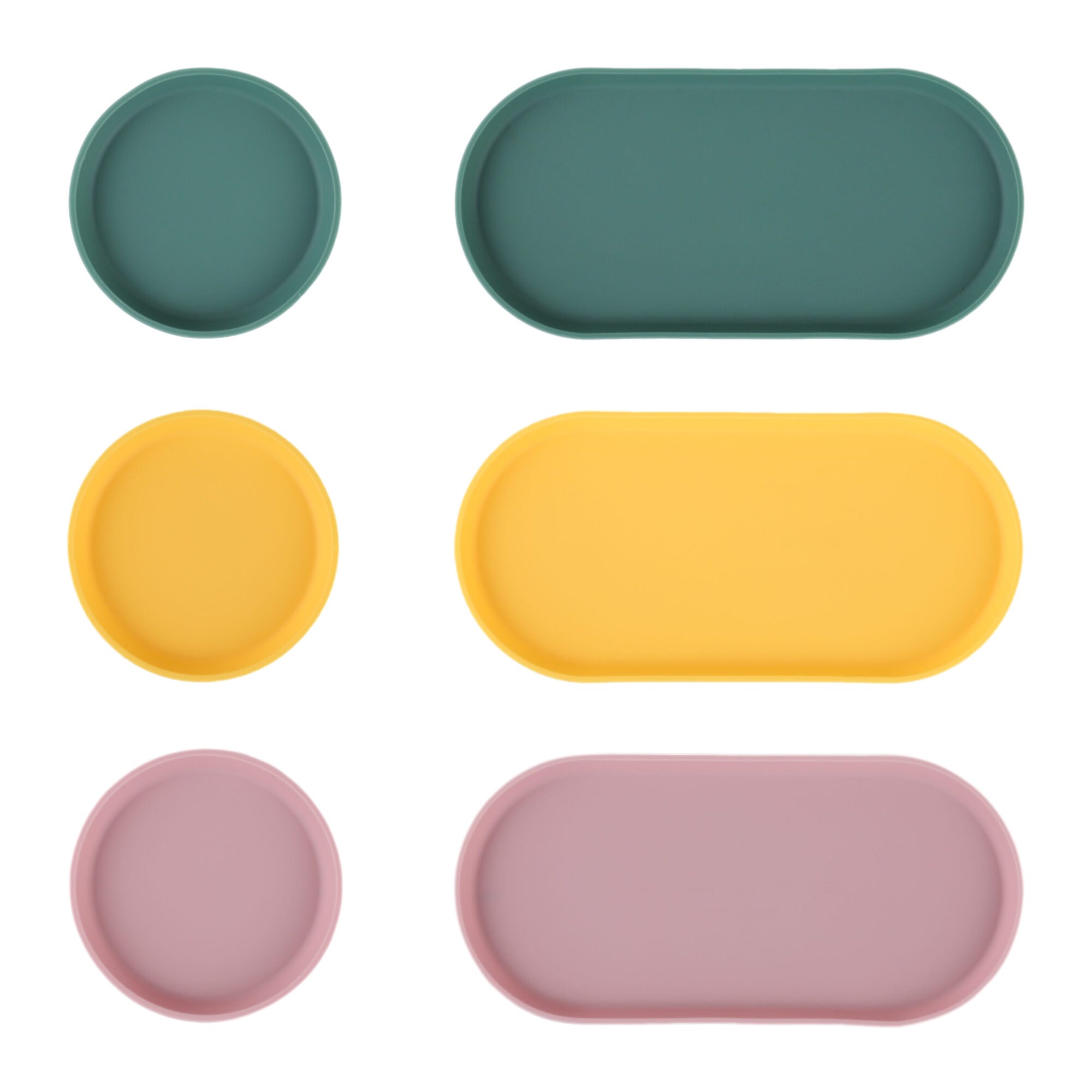BLUE GINKGO Mini Silicone Trays Set of 6 Multipurpose Trays - Etsy