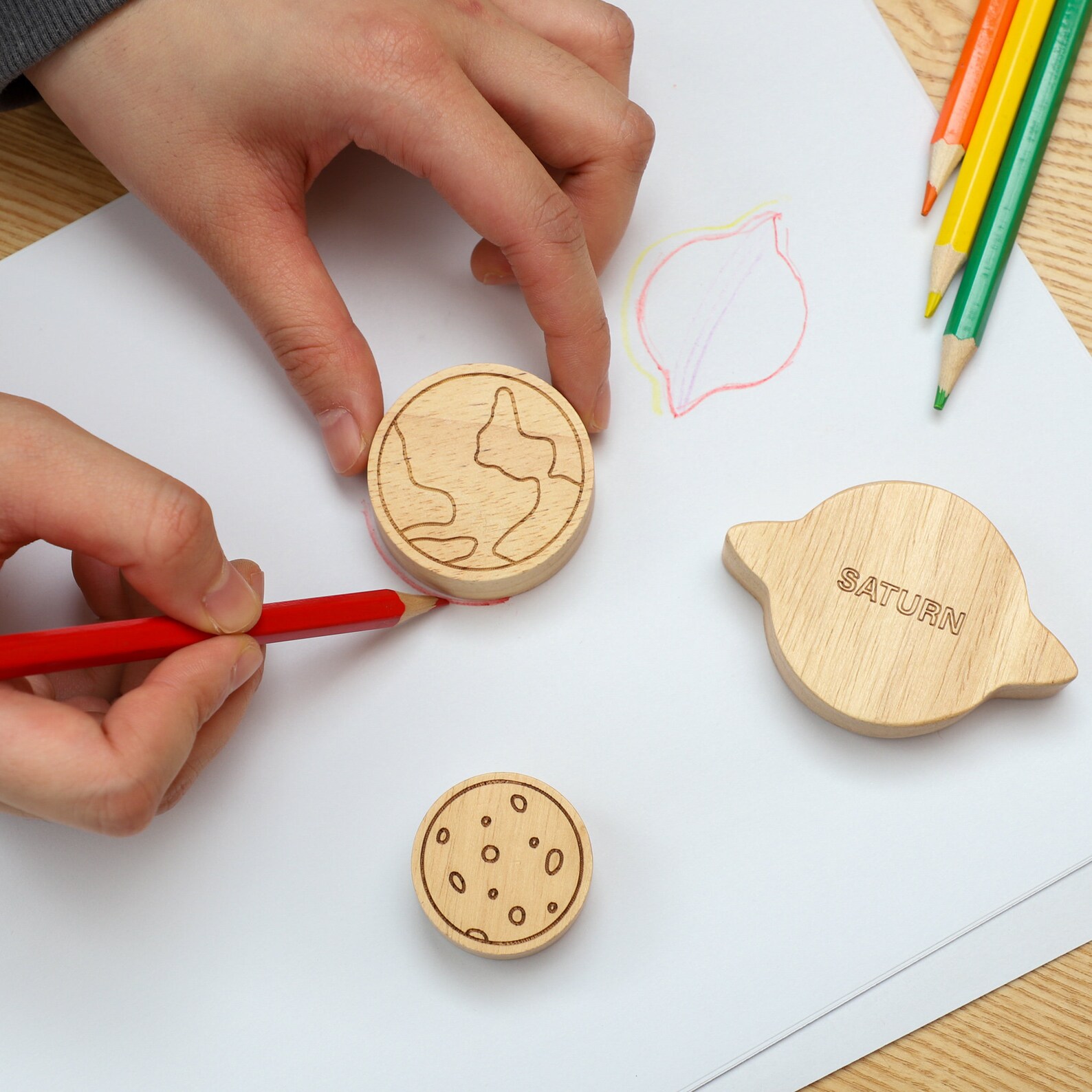 Wooden Solar System Model Board - Wooden Science STEM Montessori Toys ...