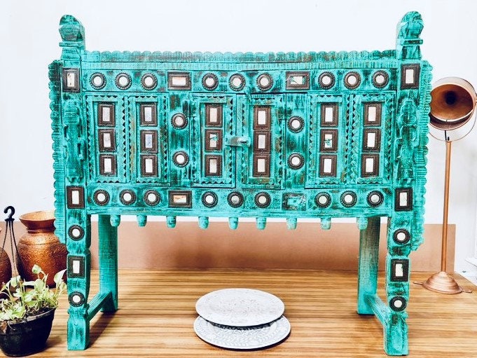 Furniture Home & Living Vintage Rustic Indian Console Table Antique ...