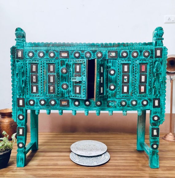 Furniture Home & Living Vintage Rustic Indian Console Table Antique ...