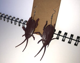 Cockroach Earrings - Etsy