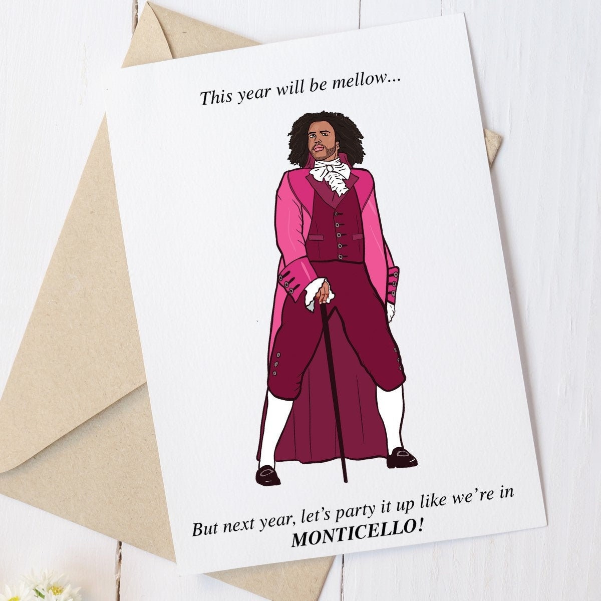 Printable Hamilton Inspired Card, Thomas Jefferson Card, Hamilton Bday ...