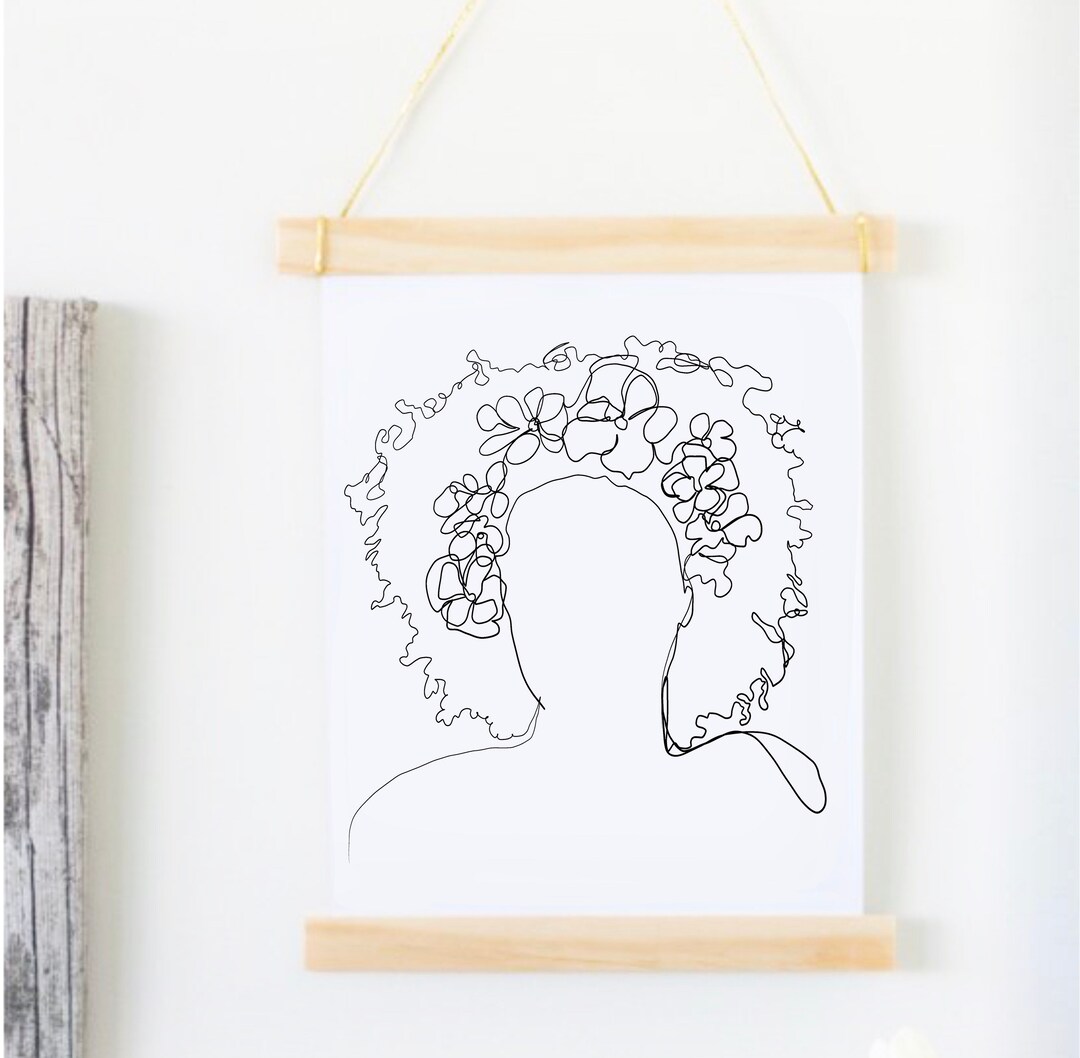 Feminine One Line Drawing, Printable Minimal Art, Erotic Romantic Art ...