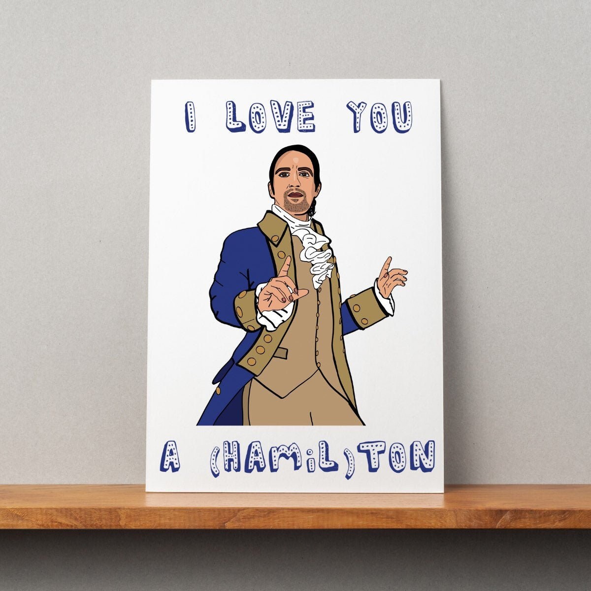 Printable Hamilton Inspired Card, Alexander Hamilton Card, Hamilton ...