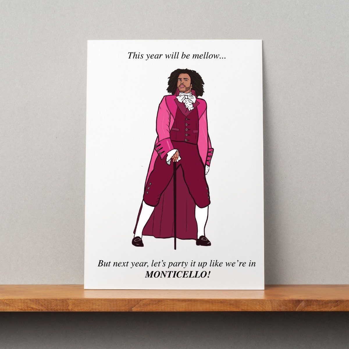 Printable Hamilton Inspired Card, Thomas Jefferson Card, Hamilton Bday ...