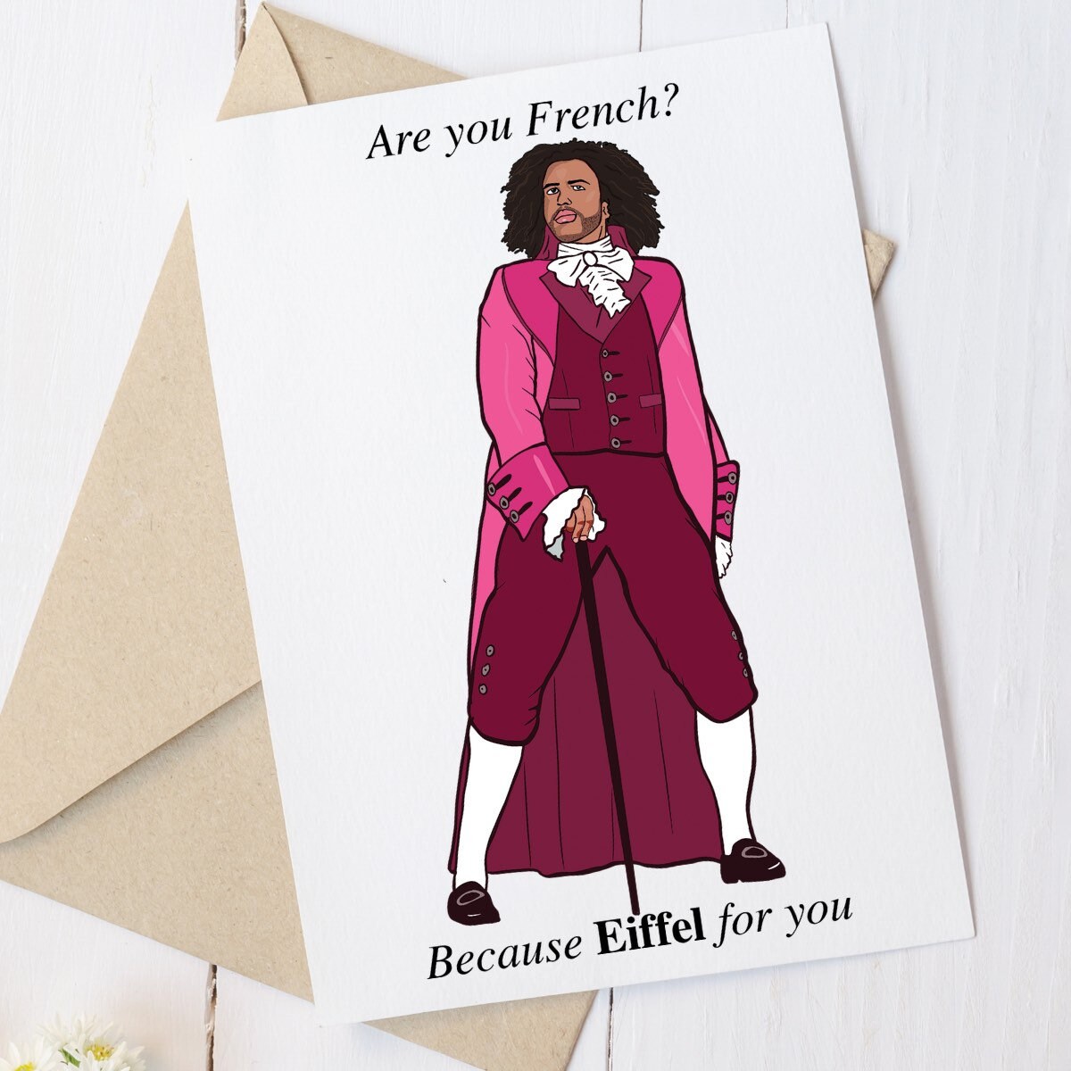 Printable Hamilton Inspired Card, Eiffel for You, Thomas Jefferson Card ...