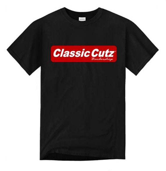 Classic Cutz original logo tee black white sports grey | Etsy