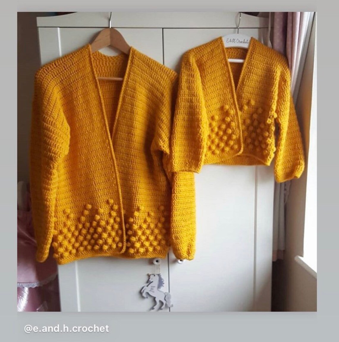 Bundle- Spring Bobble Cardigan Patterns ADULT-KIDS-BABY - Etsy