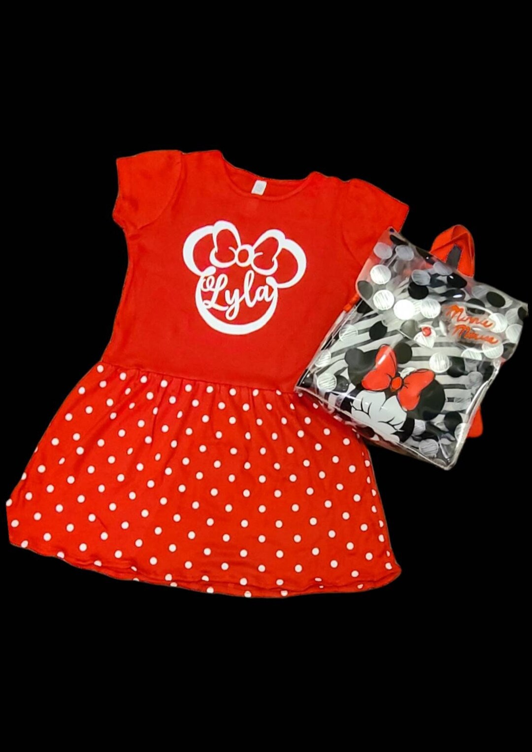 Personalized Minnie Mouse Dress - Etsy