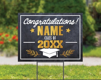 Graduation yard sign | Etsy