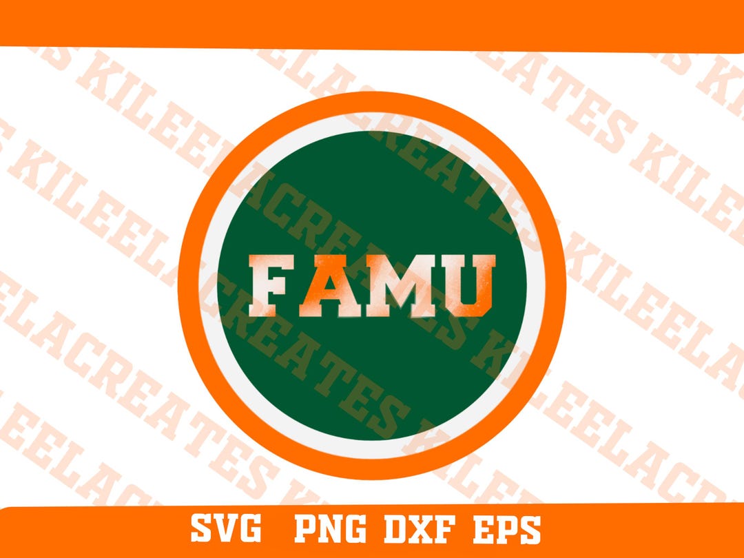 FAMU Ring Circle Svg University Logo Famu Florida A&m Hbcu Instant ...