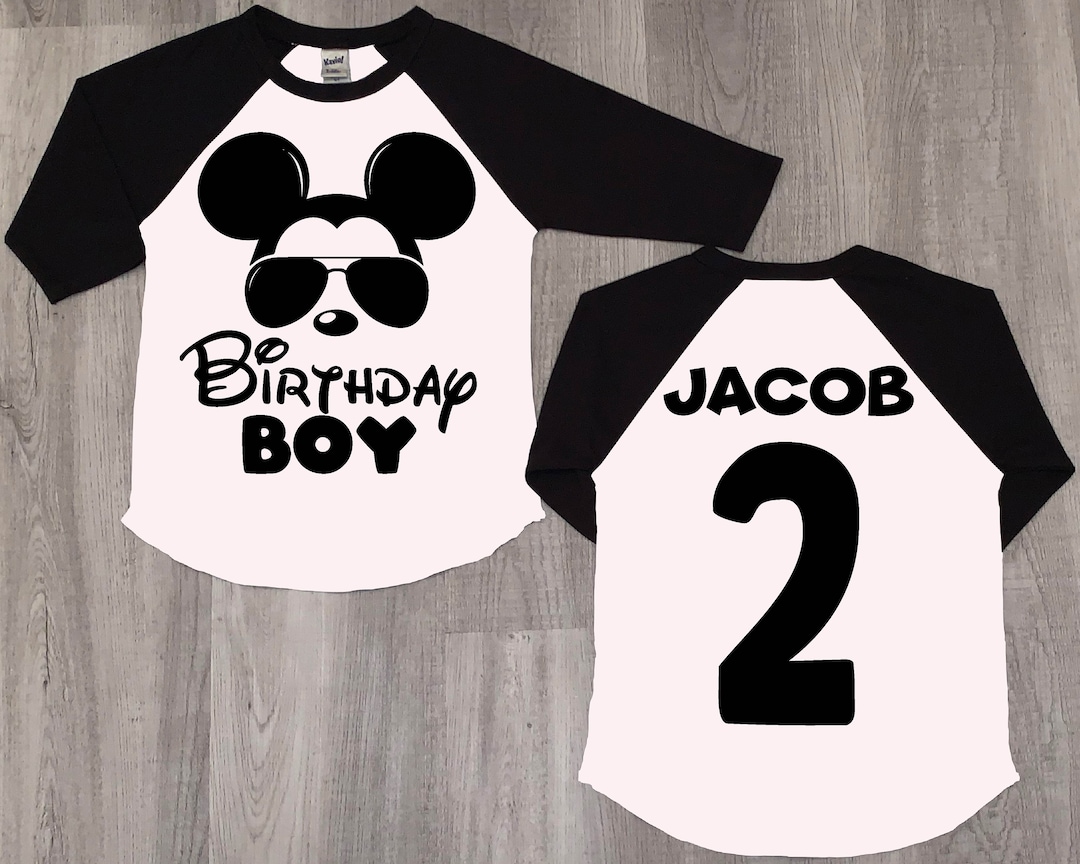 Mickey Mouse Birthday Shirt, 2nd Birthday Shirt, Disney Birthday Shirt ...
