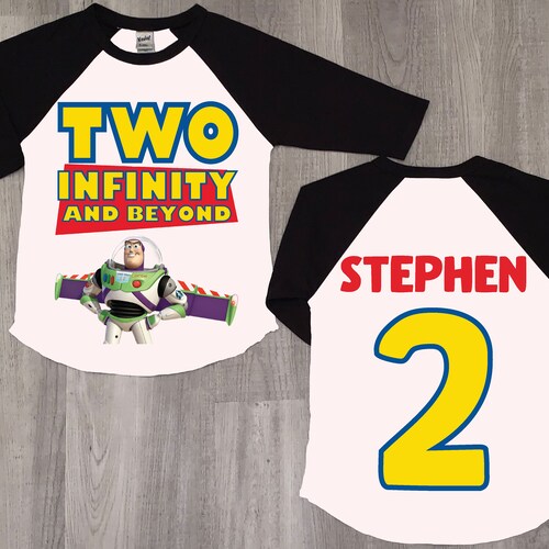 Two Infinity and Beyond Personalized T-shirt - Etsy