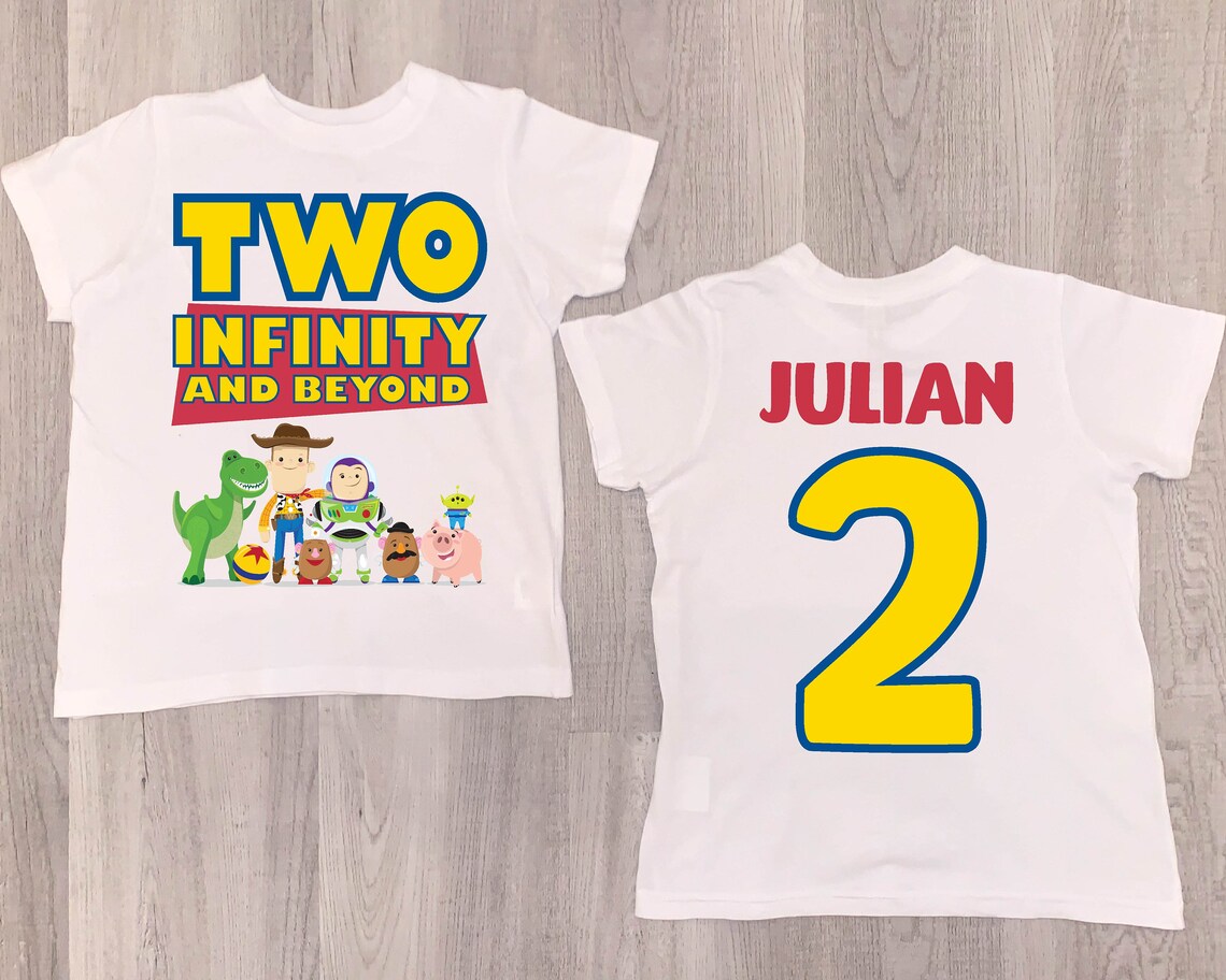 Two Infinity Birthday Shirt 2nd Birthday Shirt Buzz - Etsy