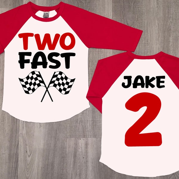 Two Fast Birthday Shirt - Etsy