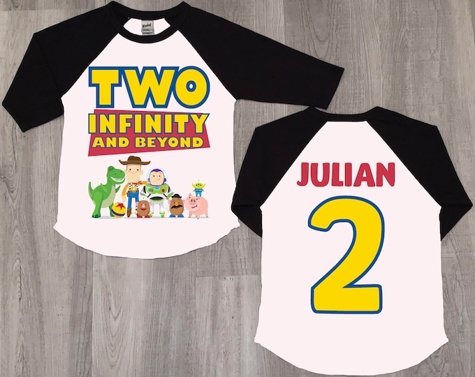 Two Infinity Birthday Shirt 2nd Birthday Shirt Buzz - Etsy