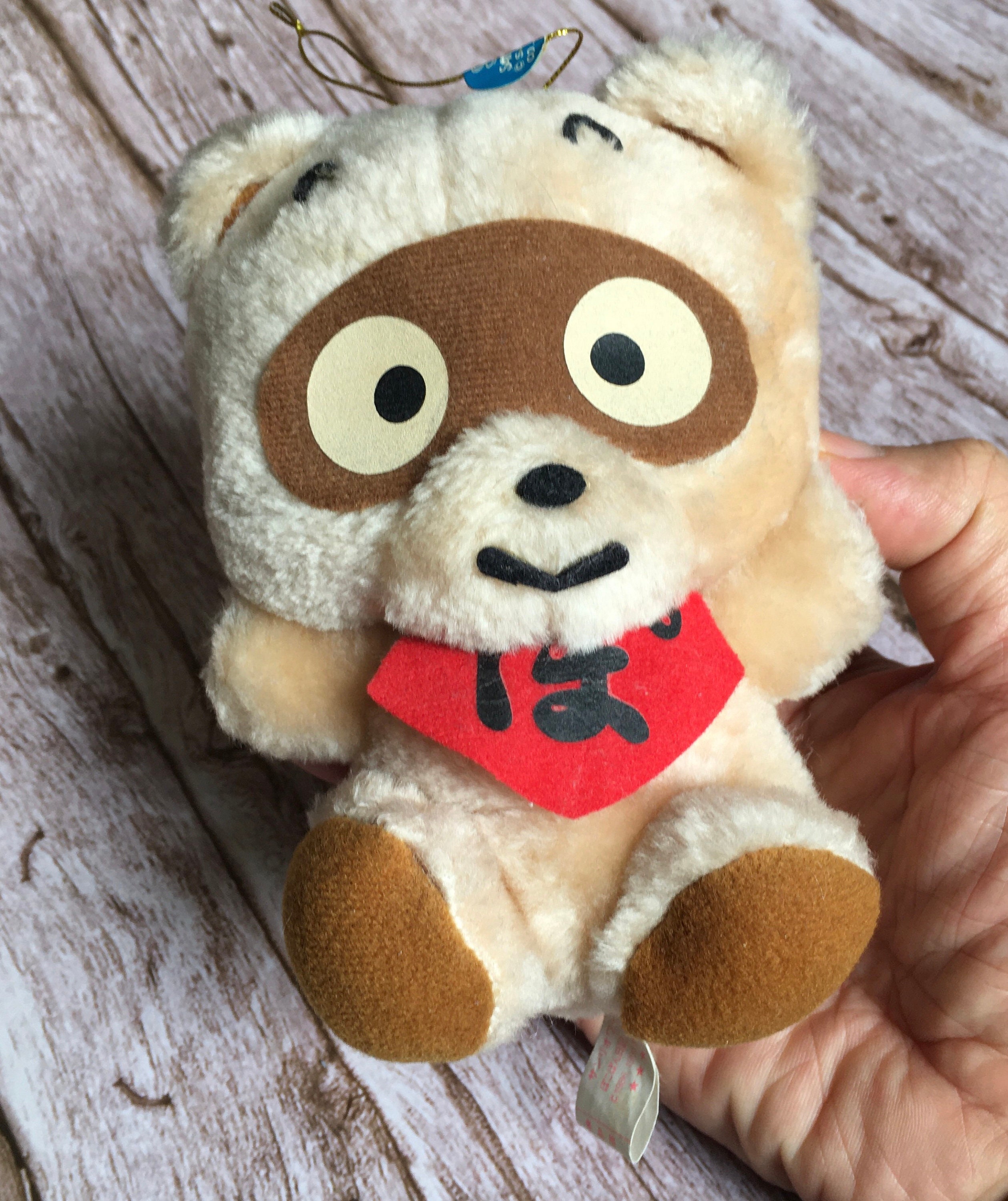 Sanrio Vintage Raccoon Dog Pokopon Plush Doll Pokopon's - Etsy