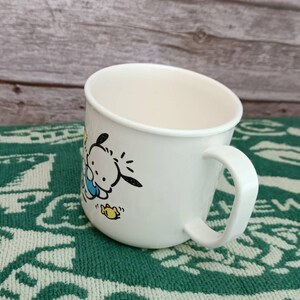 Pochacco Pochakko Sanrio 90s Characters Vintage Mugs Gift Plastic White ...