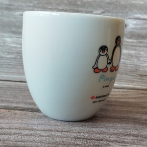 Pingu Vintage Coffee Mug Cup Gift White Ceramic Retro - Etsy