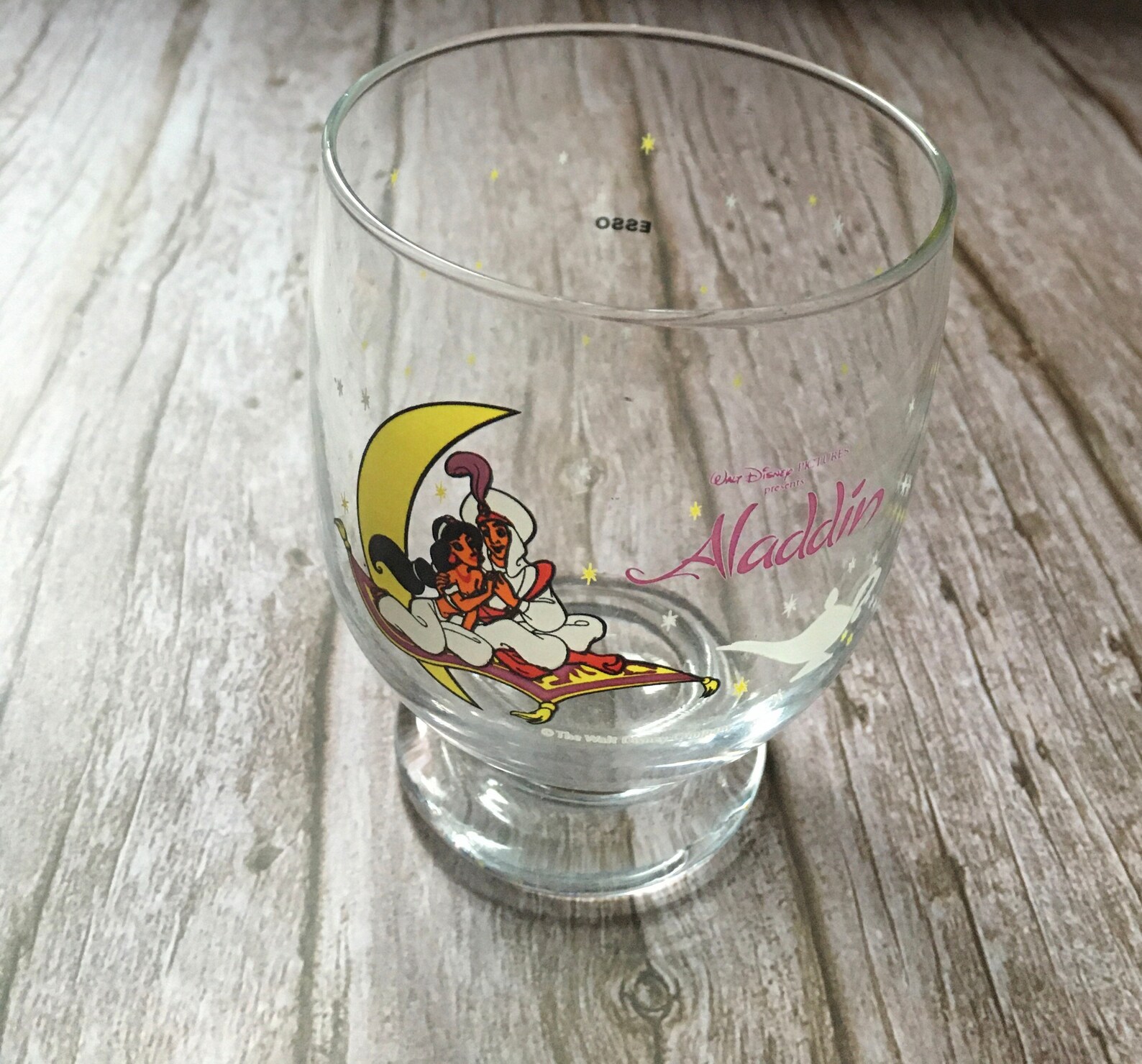 Aladdin Vintage Disney Lamp Magic Genie Water Glasses - Etsy