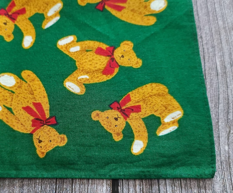 Sanrio Holly's Bear Vintage Handkerchiefs Japan 1996 Retro Hanky Hankie ...