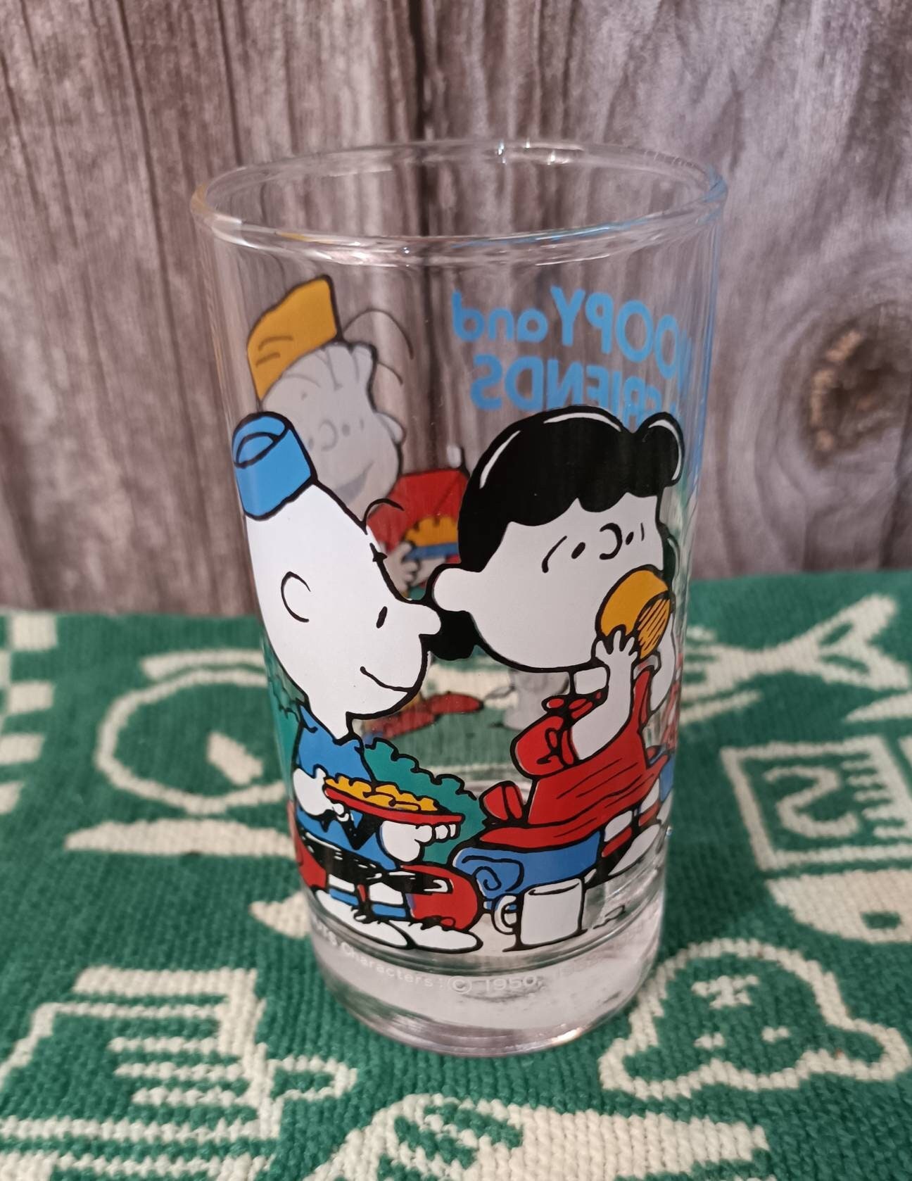 Peanuts Character Snoopy and His Friends Vintage Water Glasses - Etsy