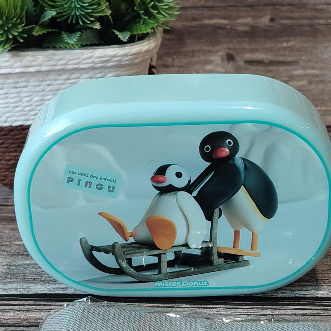 Vintage Pingu Lunch Box Mister Donut Japan 2006 Promo Bento Case - Etsy