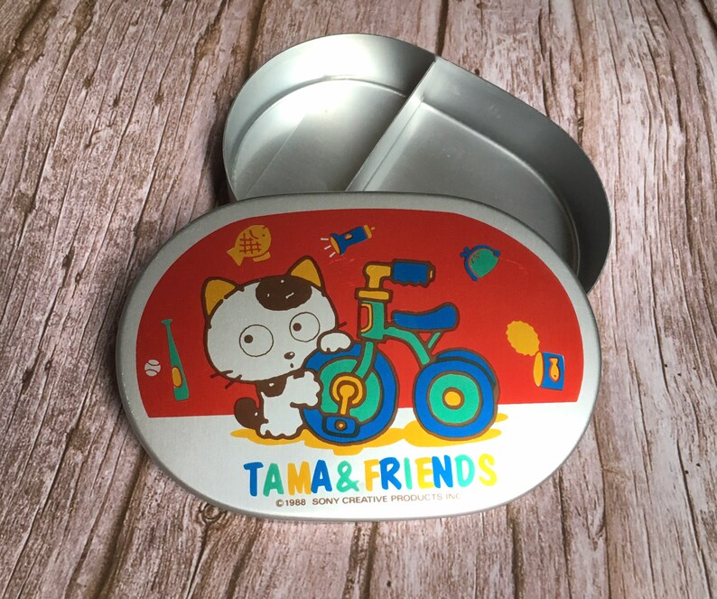 Vintage Lunch Boxes for Kindergarten Kids Tama and Friends - Etsy