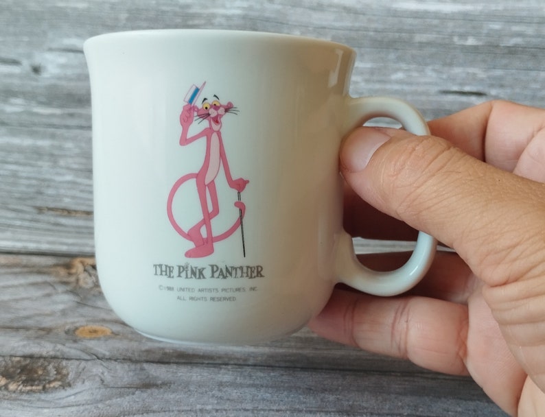 The Pink Panther Vintage Coffee Mugs Cup Kitchen Retro Dining Drinkware ...