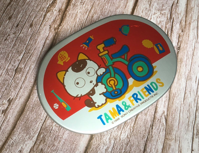 Vintage Lunch Boxes for Kindergarten Kids Tama and Friends - Etsy