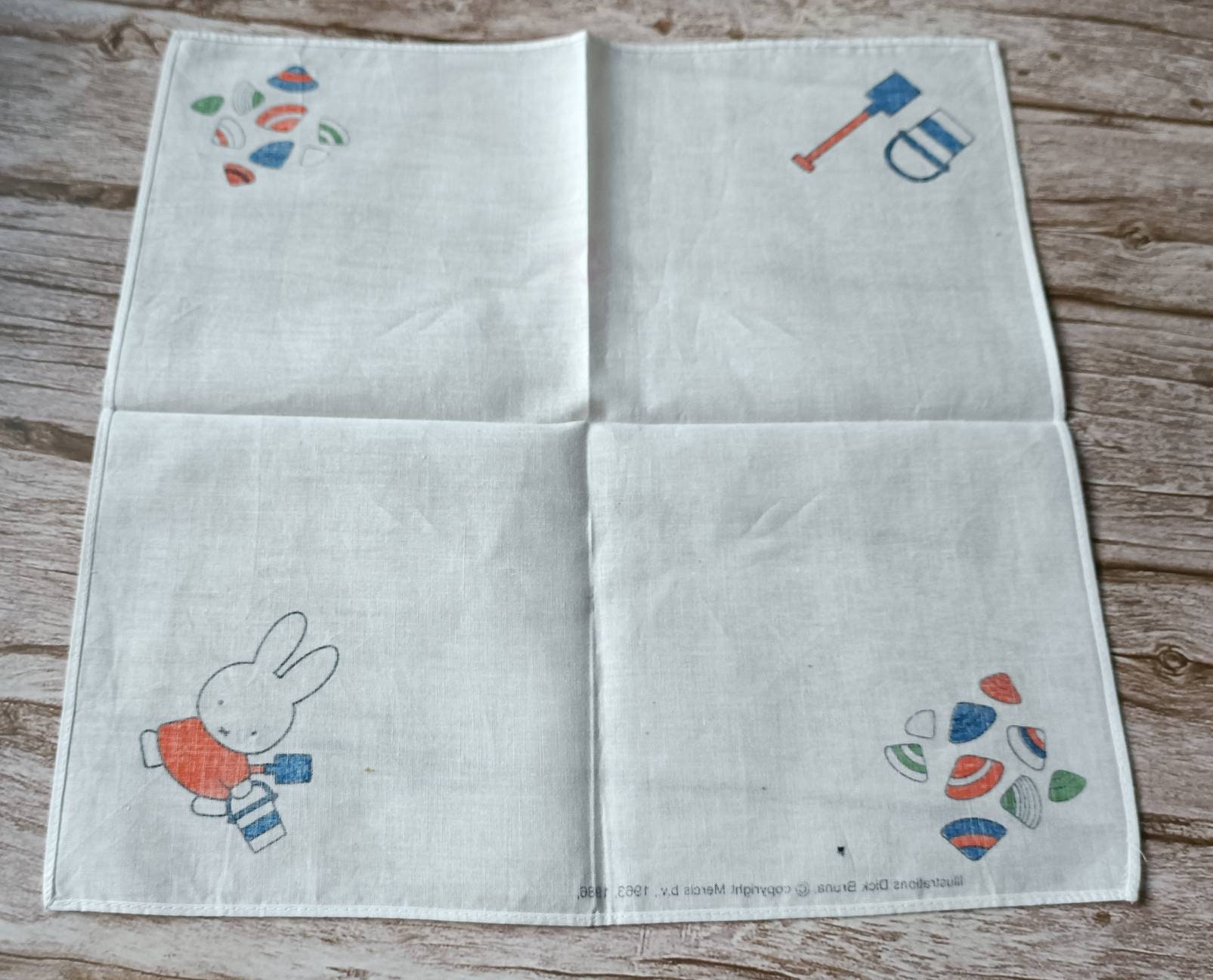 Miffy Vintage Handkerchief Hankie Bunny Hanky Accessories 80s - Etsy